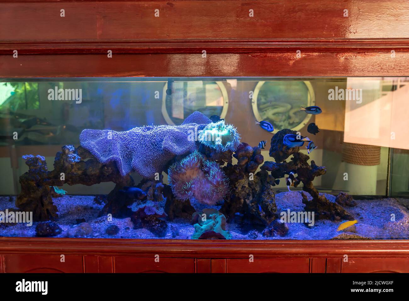 Labuan, Malaysia-June 09, 2021: View of the Labuan International sea ...