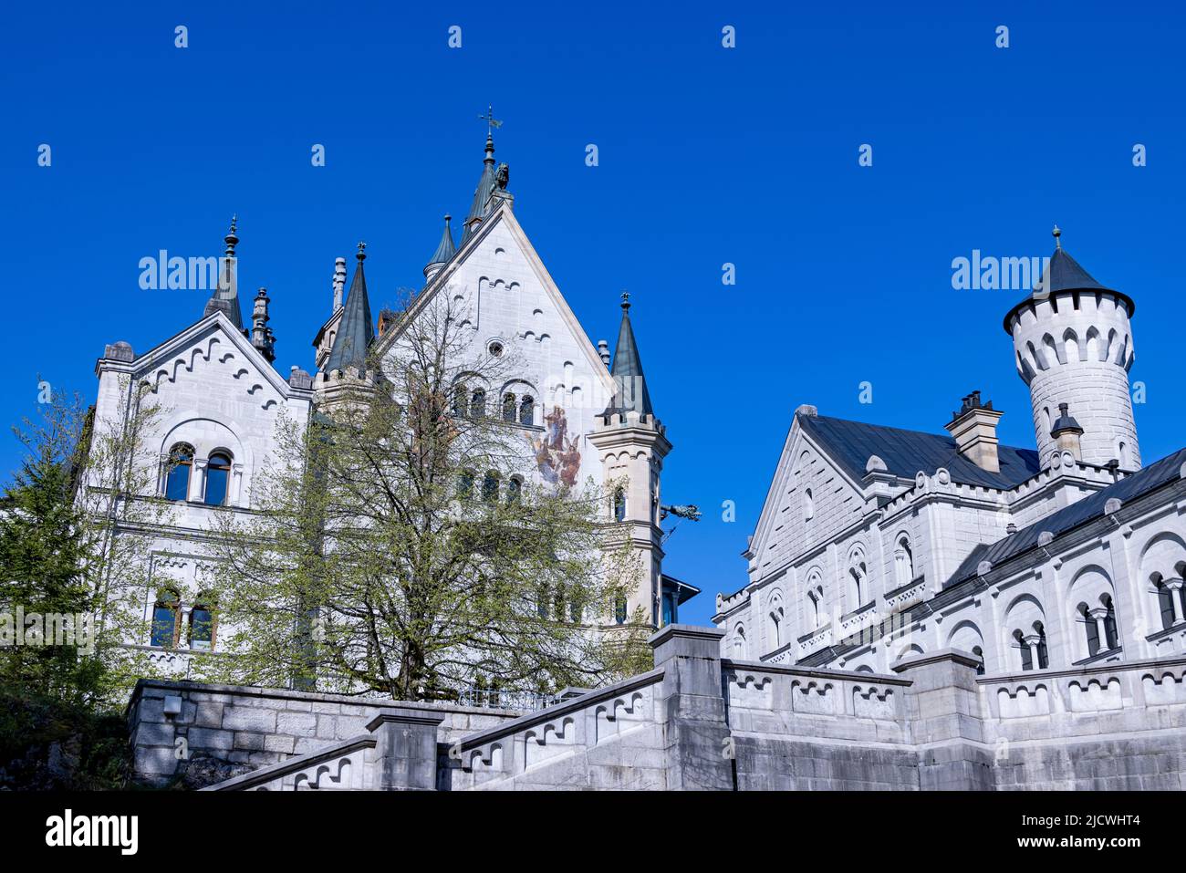 King ludwig castle at neuschwanstein hi-res stock photography and ...