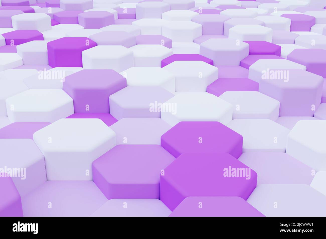 Abstract isometric 3d hexagon pattern hi-res stock photography and ...