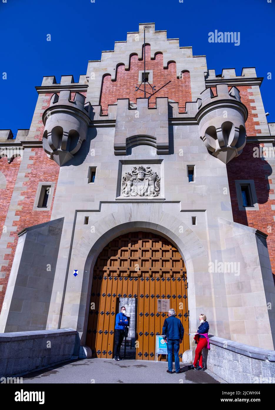view of Neuschwanstein Castle, Bavaria, Germany Stock Photo - Alamy