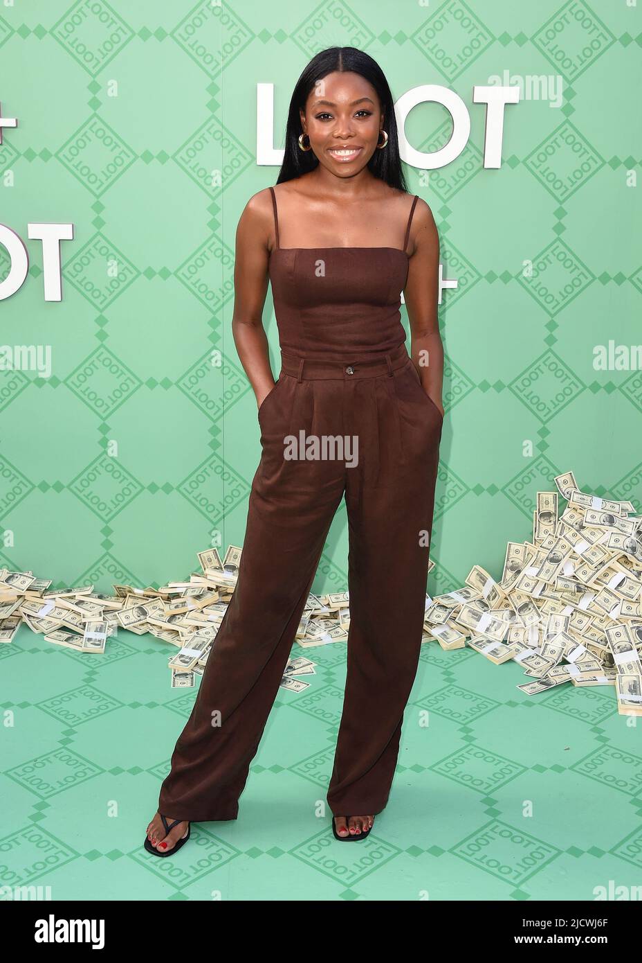 Los Angeles, California, 15 June 2022 - Ashja Cooper walking on the red ...