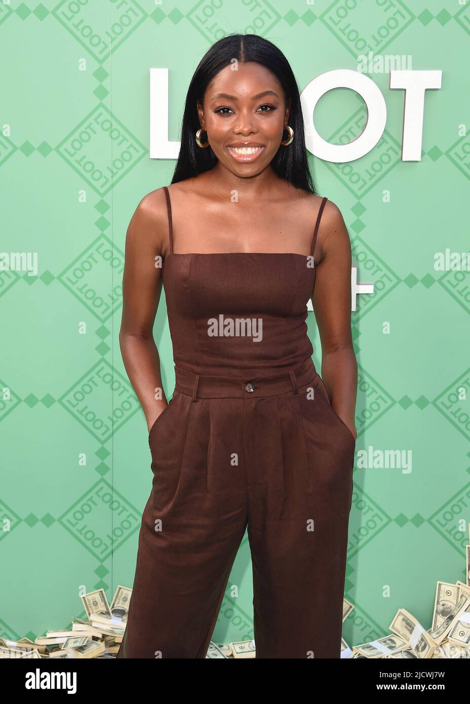 Los Angeles, California, 15 June 2022 - Ashja Cooper walking on the red ...