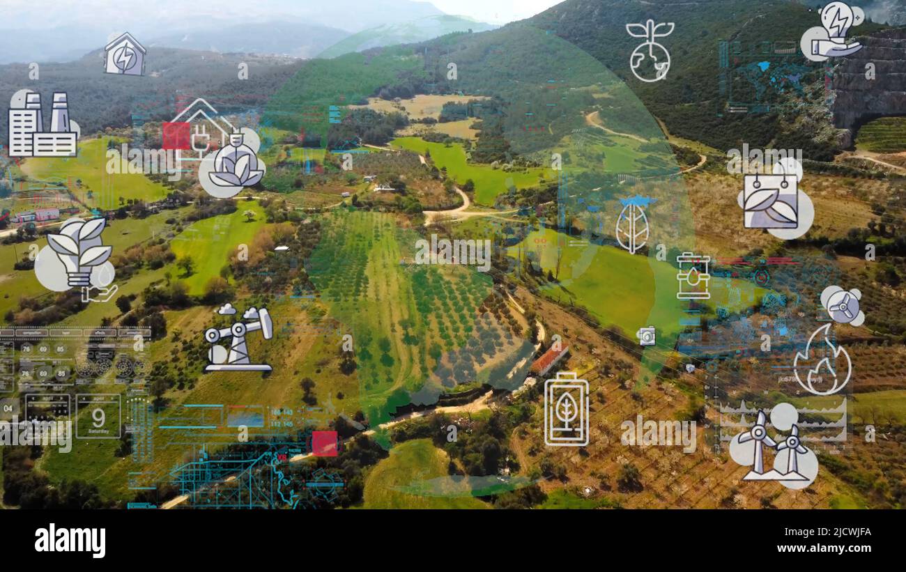 Environmental technology concept. Sustainable development goals. SDGs ...