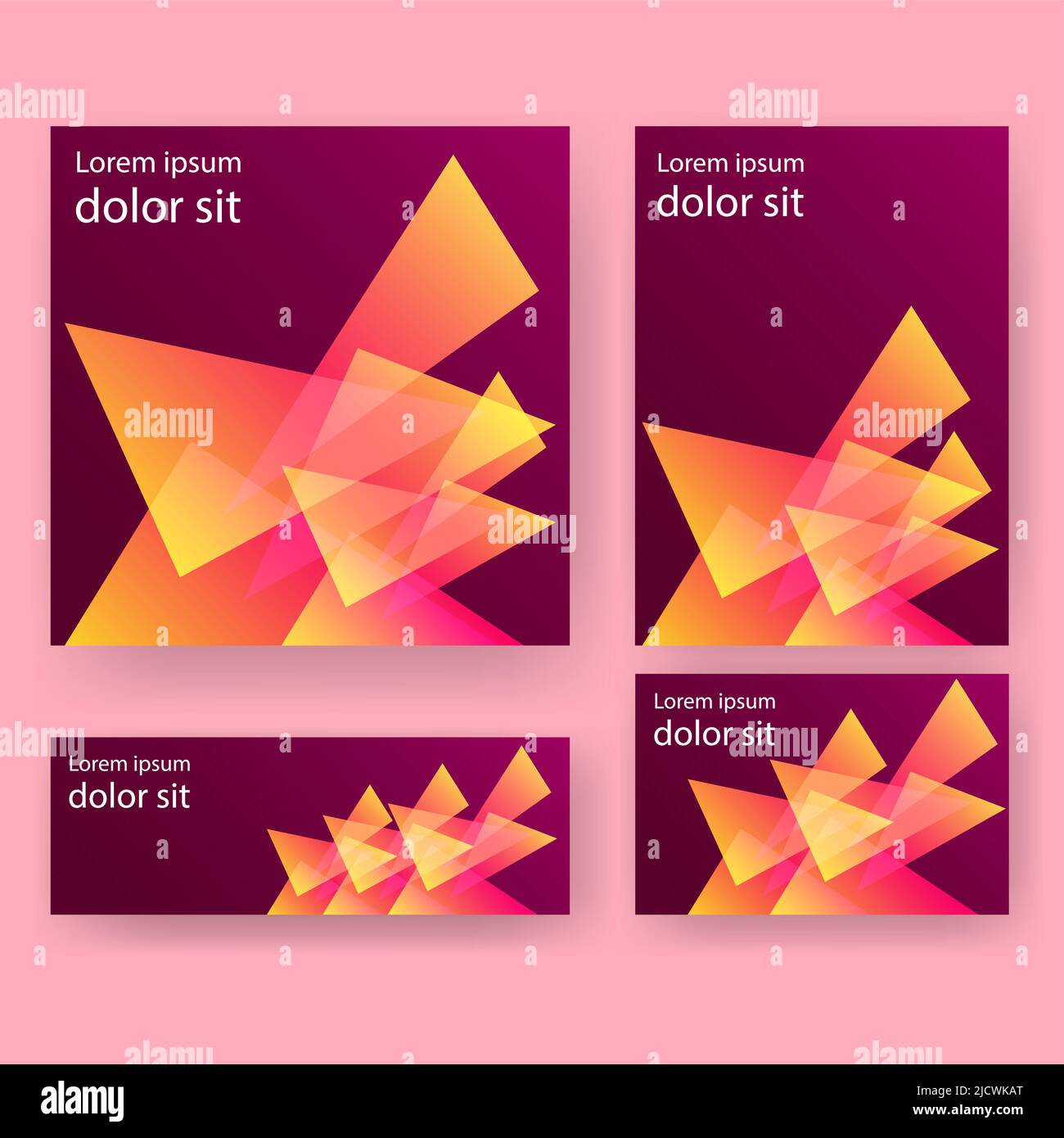 triangle modern patterns brochure Stock Vector Image & Art - Alamy