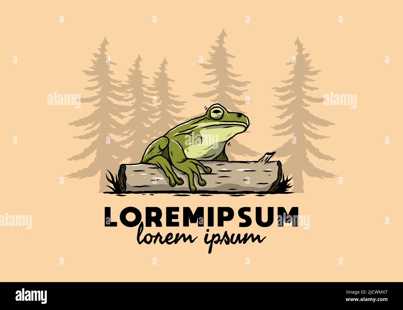 Log jump Stock Vector Images - Alamy