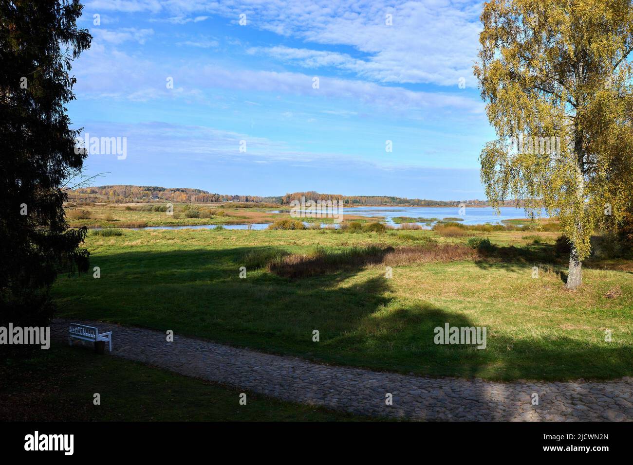 Beautiful nature and lake in summer time. High quality Stock Photo - Alamy