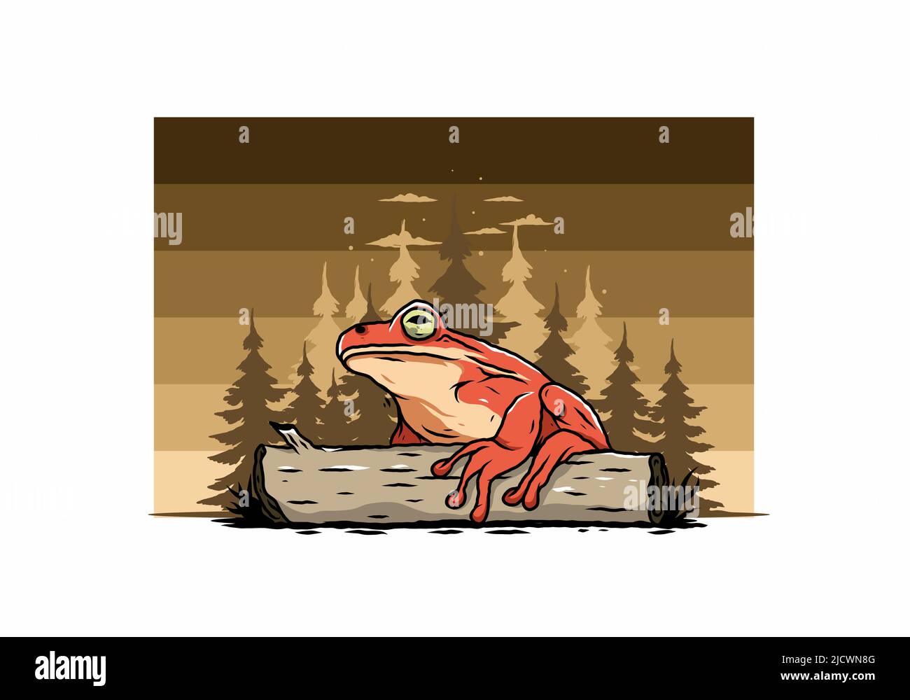 Log jump Stock Vector Images - Alamy
