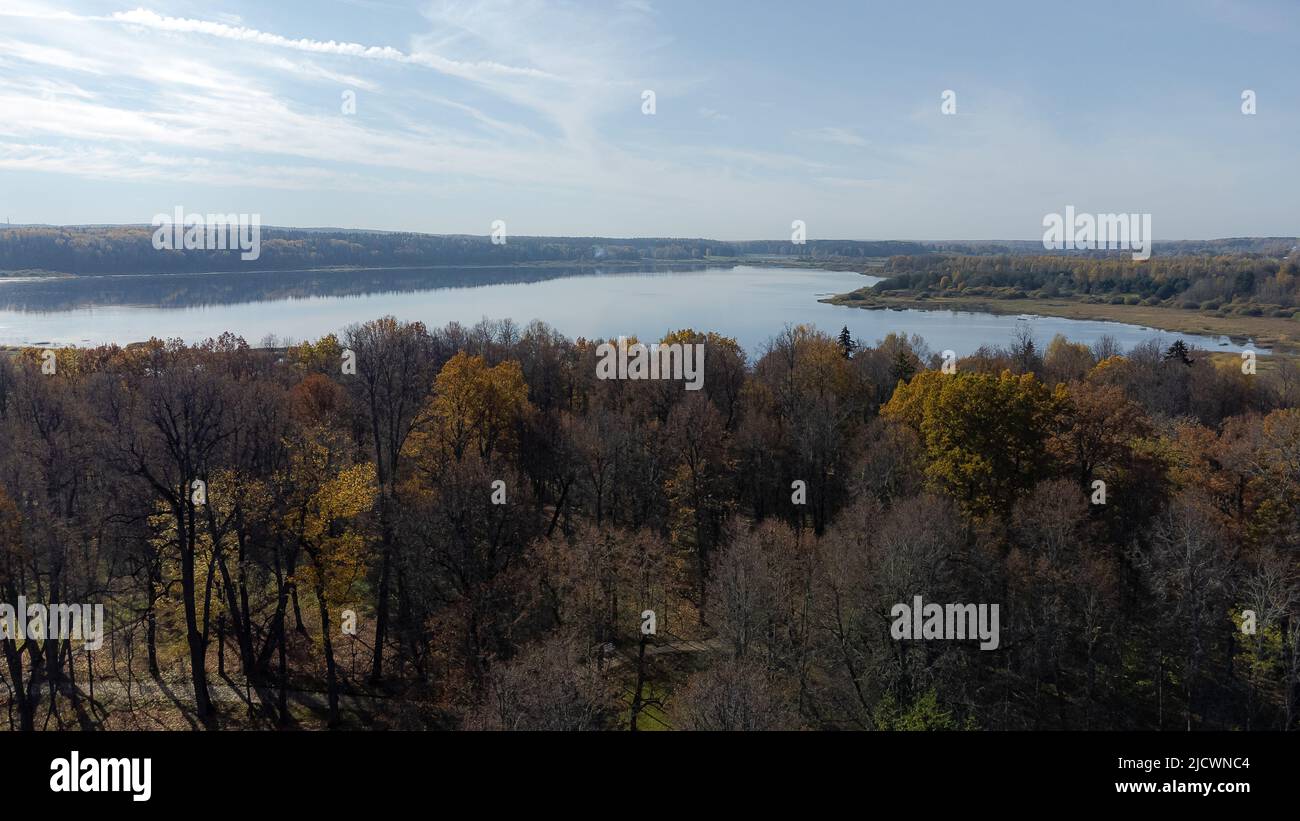 Drone shot over water hi-res stock photography and images - Alamy