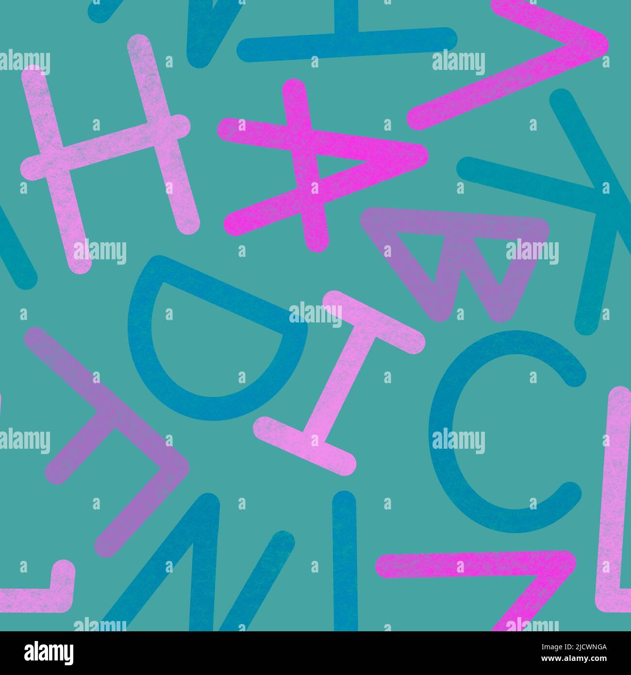 School seamless alphabet pattern for fabrics and textiles and packaging ...