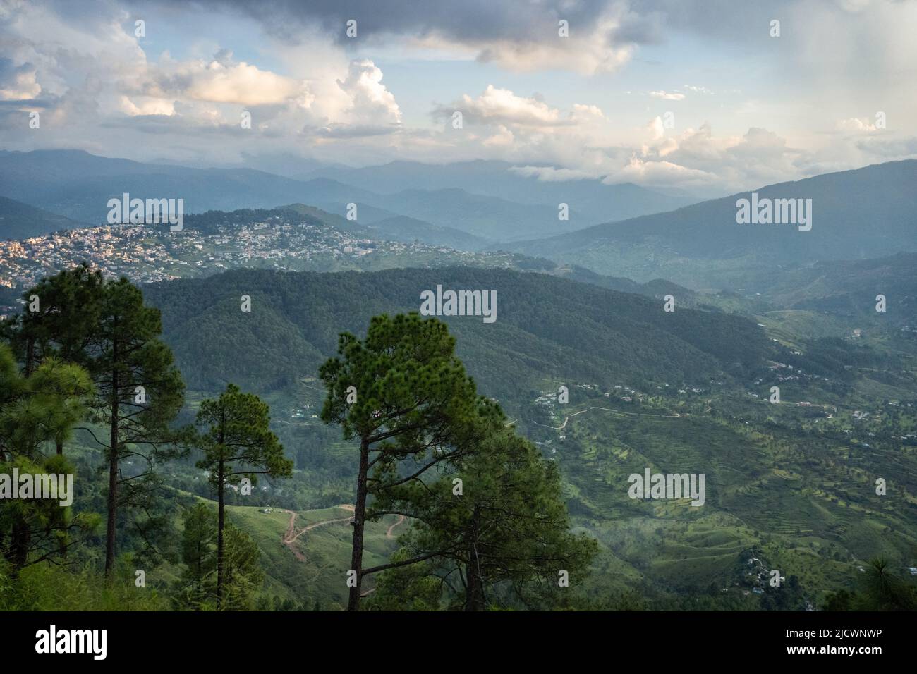 Magical views of landscape from Kasar Devi Temple near Almora ...