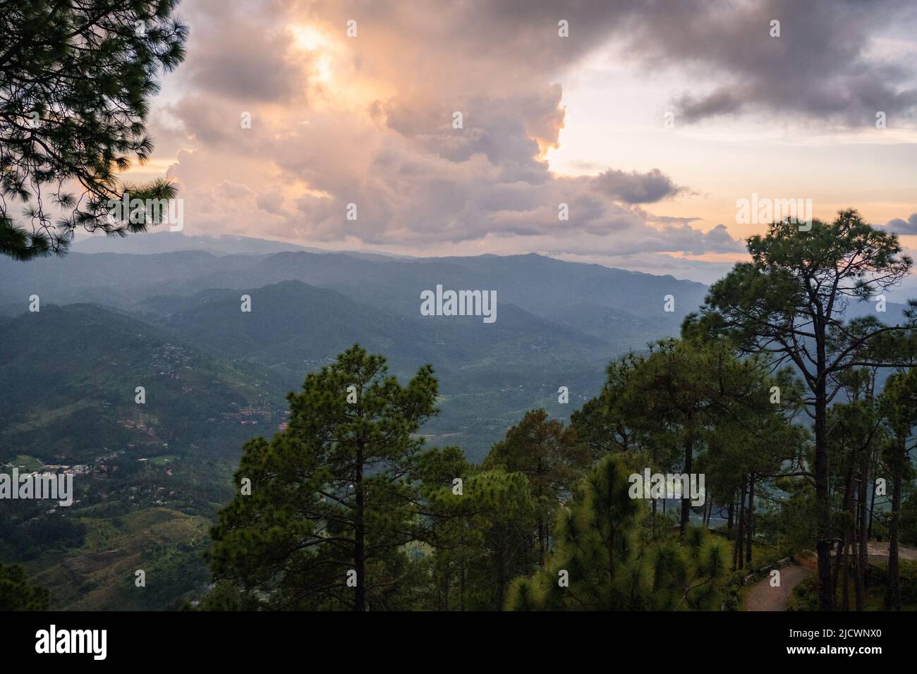 Magical views of landscape from Kasar Devi Temple near Almora ...