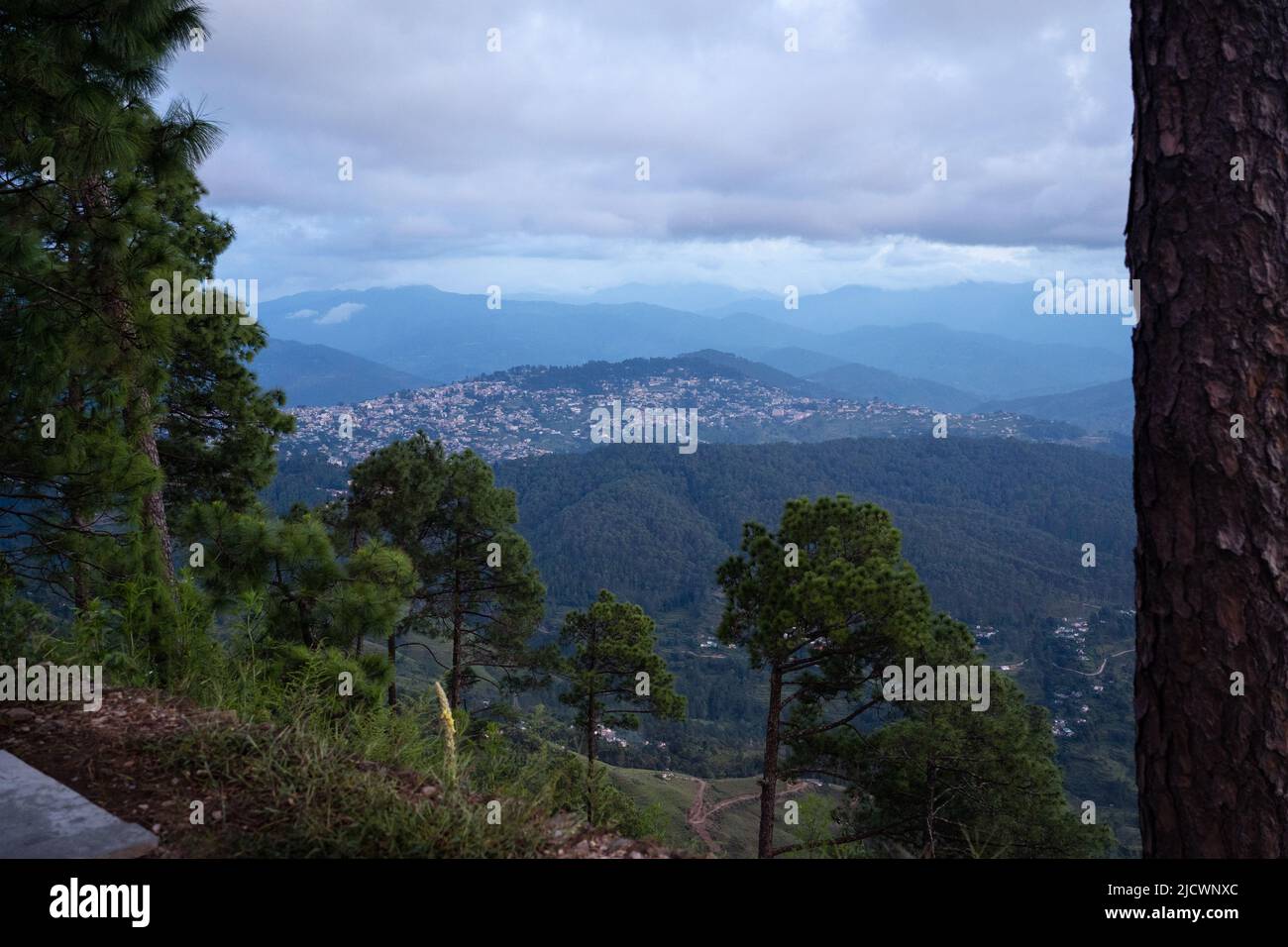 Magical views of landscape from Kasar Devi Temple near Almora ...