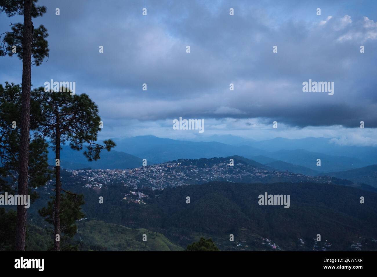 Magical views of landscape from Kasar Devi Temple near Almora ...
