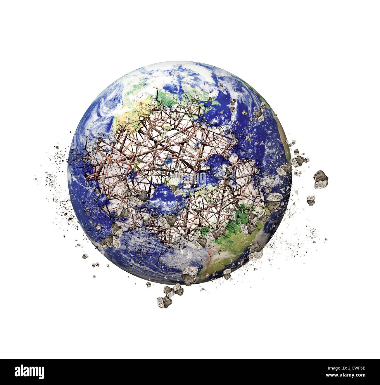 The world in pieces. Global temperature. Global disasters. Natural ...