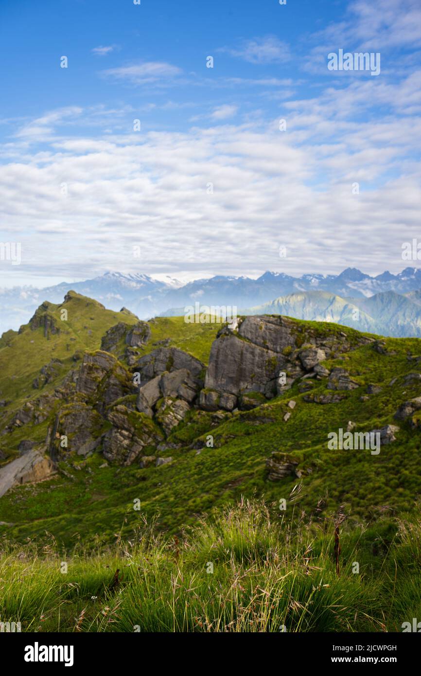The Khaliya Top is a meandering meadow surrounded by snowy peaks ...
