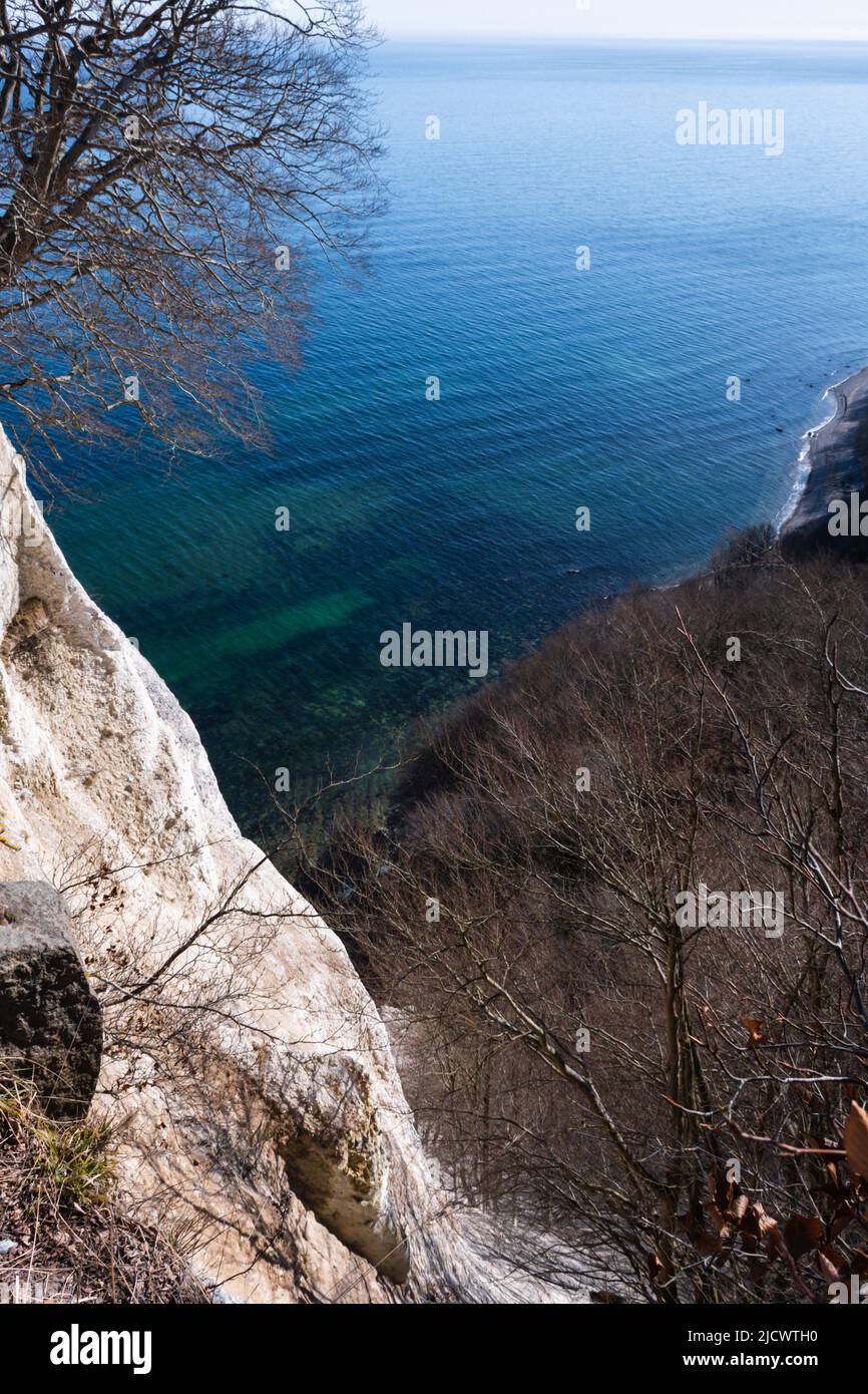 Chalk cliff erosion above hi-res stock photography and images - Alamy