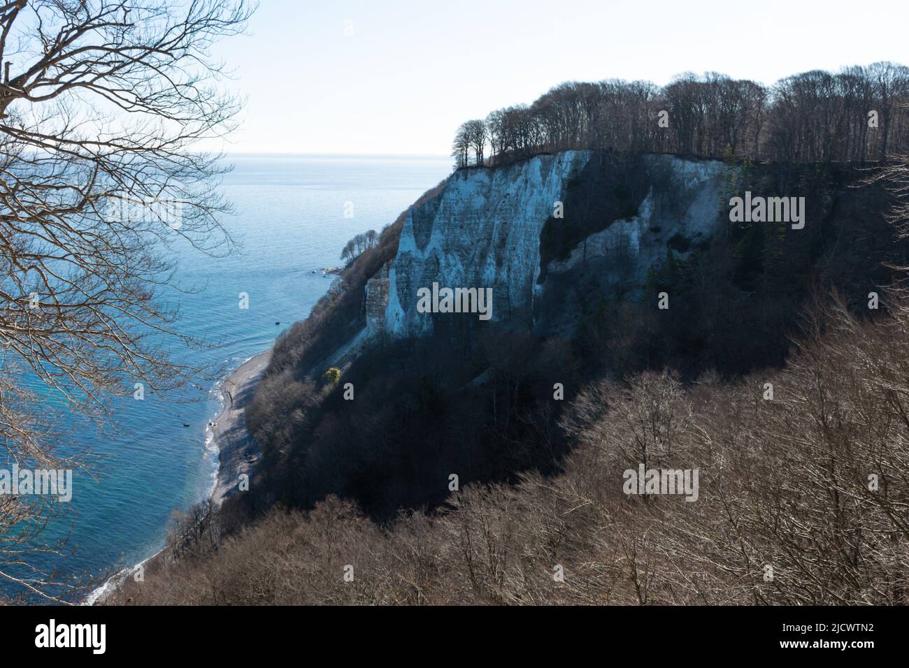 Rügen, view of Victoria, part of the chalk cliffs Stock Photo - Alamy