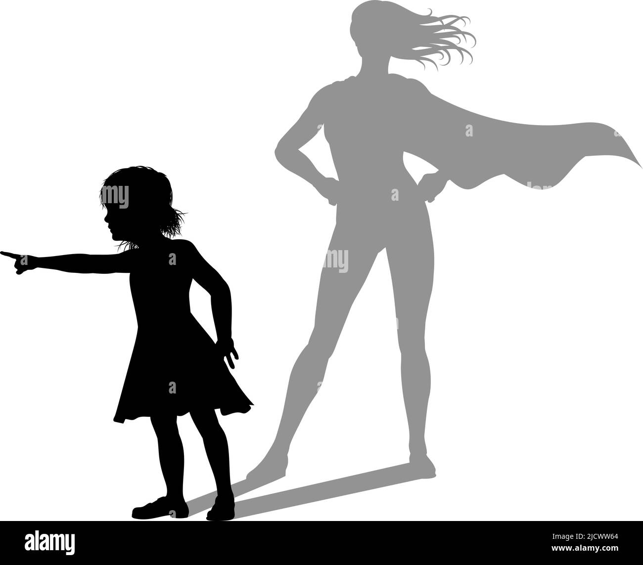 Superwoman Stock Vector Images - Alamy