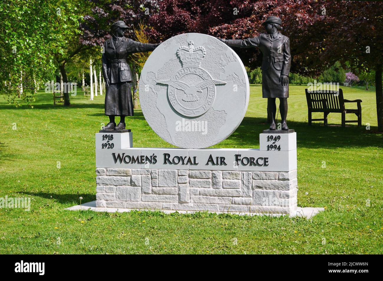 Bronze Statues and Stone Wall & Badge in Honour of the Women’s Royal ...