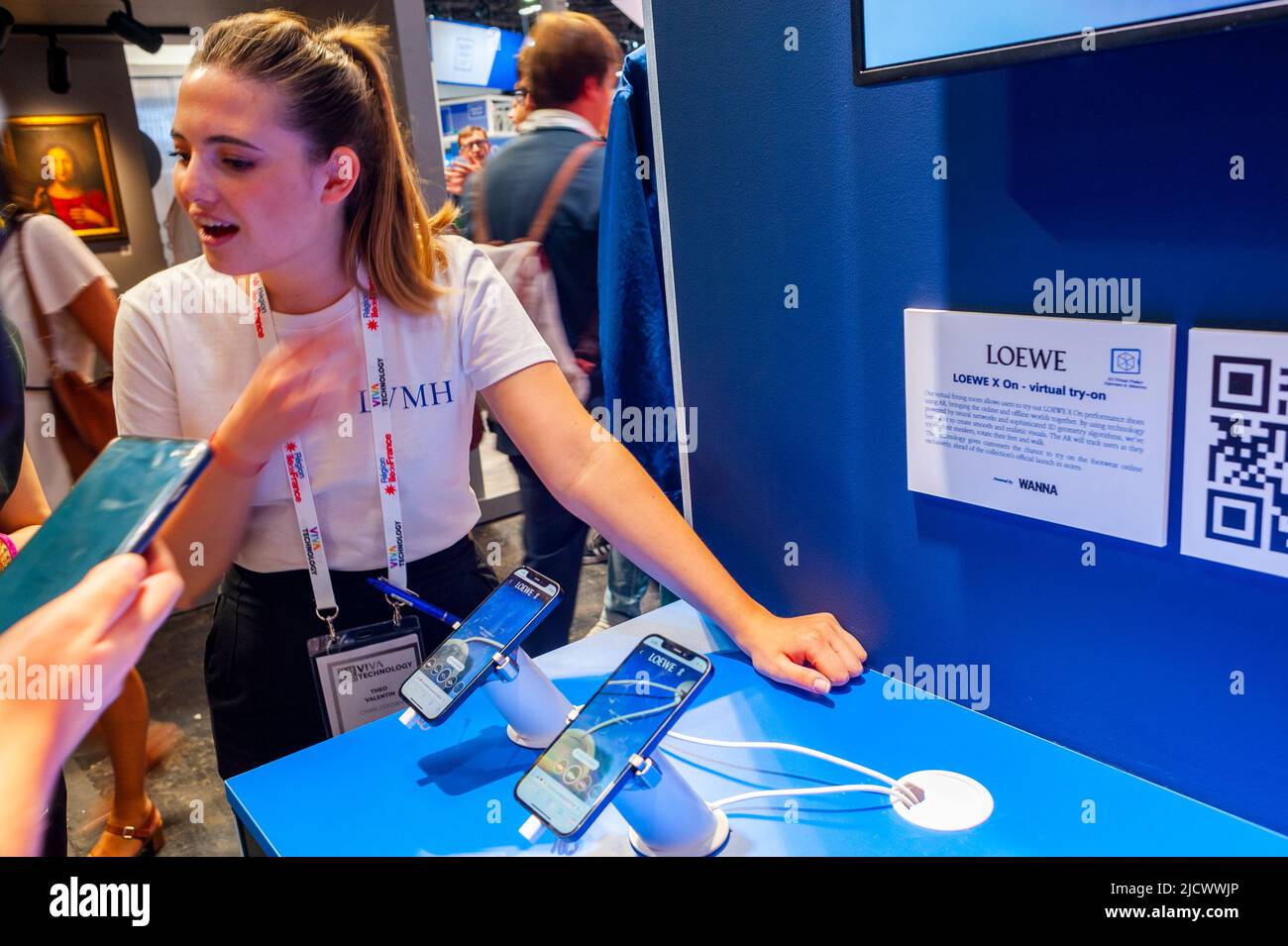Paris, France, VIVA Technology Trade Show, French Company, LVMH ...