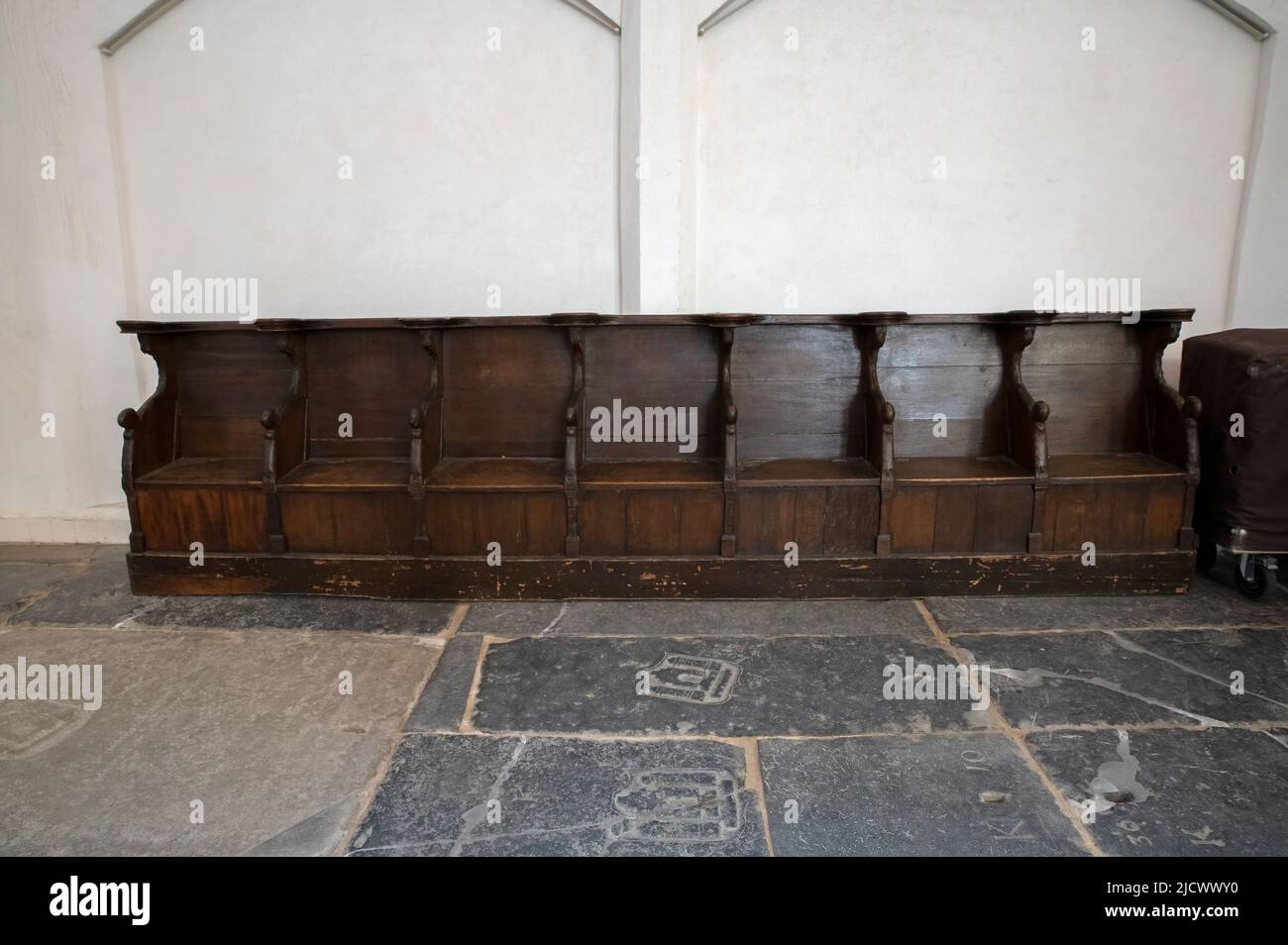 Wooden Benches Inside The Old Church At Amsterdam The Netherlands 15-6 ...