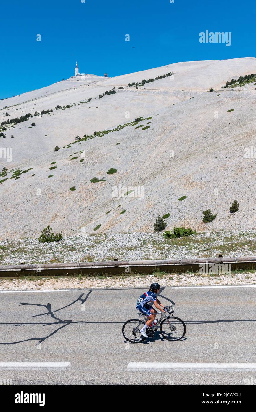 Challenge mont ventoux denivele hi-res stock photography and images - Alamy