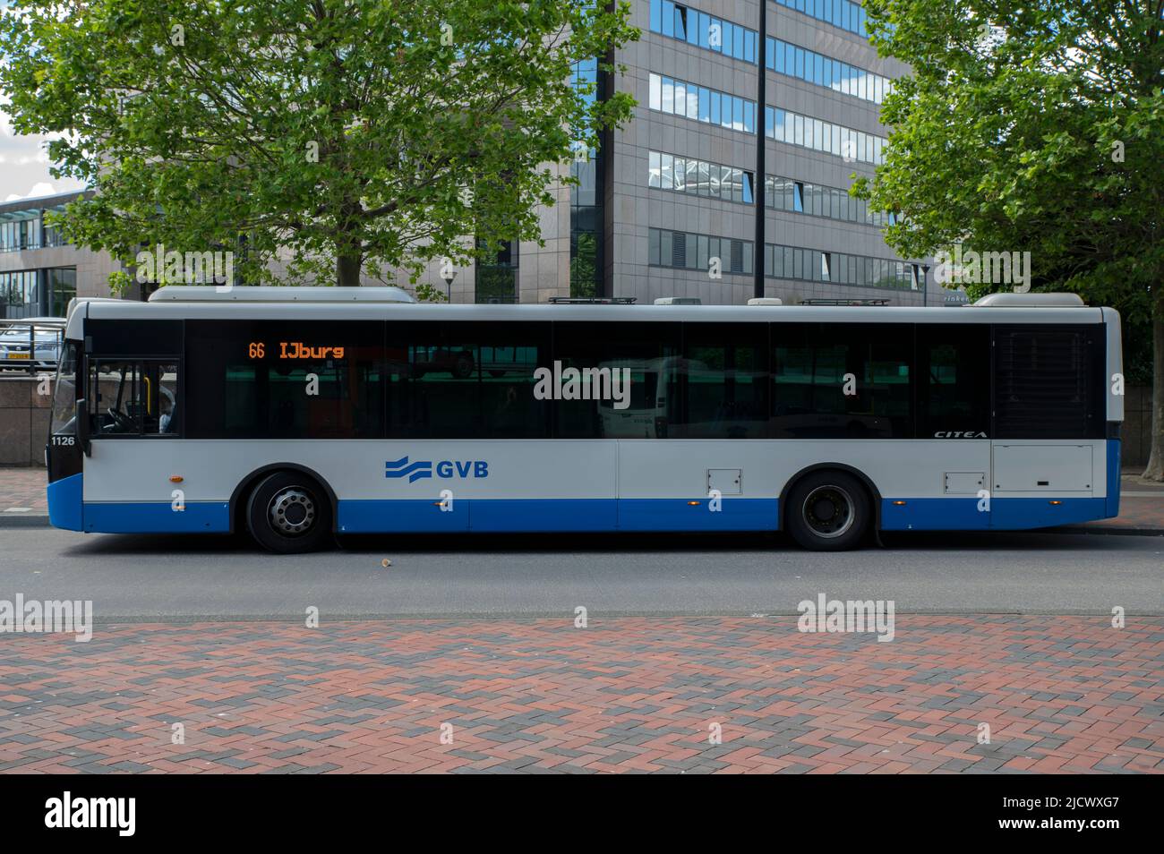 Bus 66 At The Bijlmer Bus Station At Amsterdam The Netherlands 13-6 ...