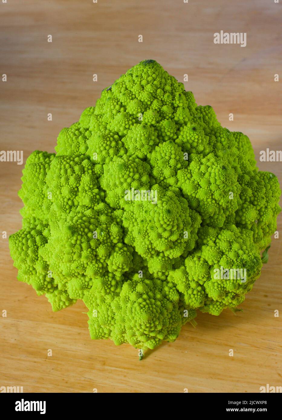 Romanesco broccoli , roman cauliflower, Brassica oleracea Stock Photo ...