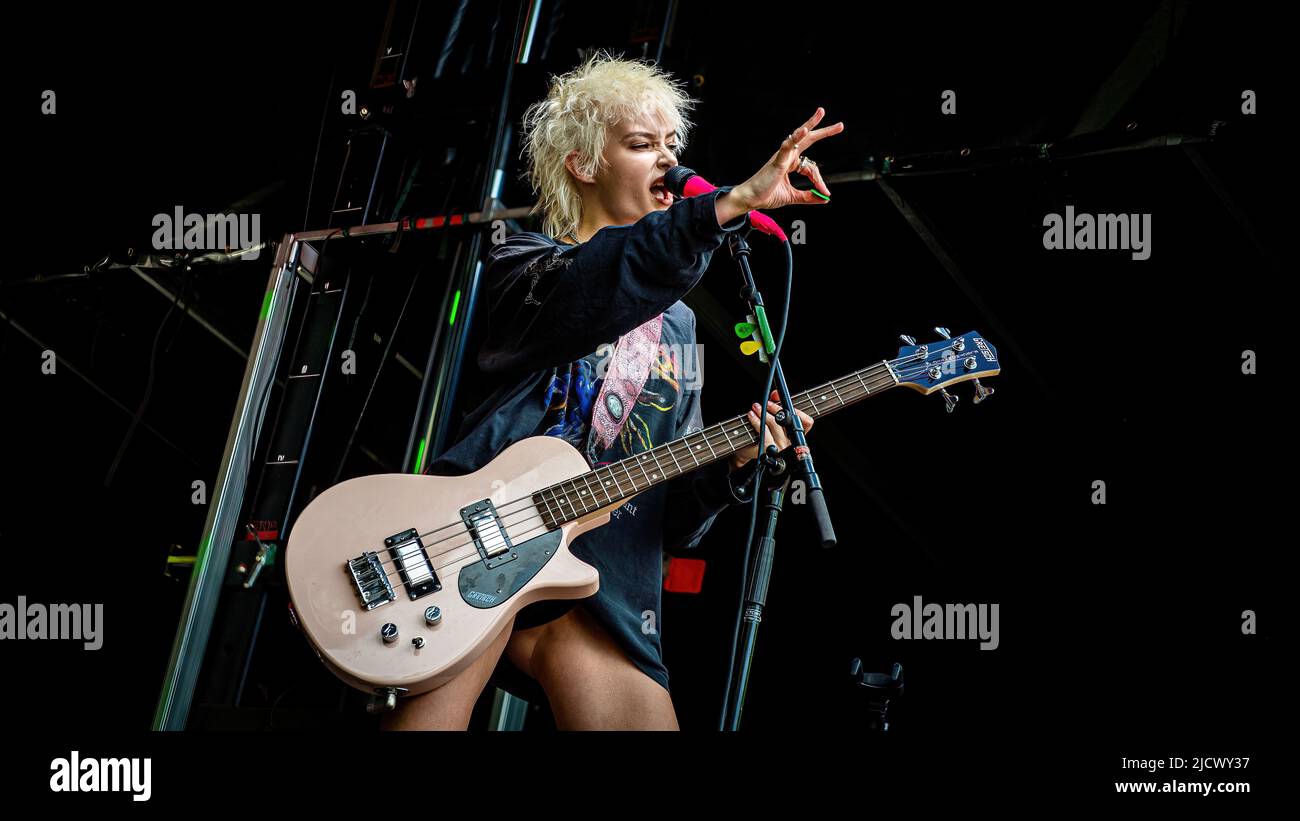 Copenhagen, Denmark. 15th June, 2022. The British rockband Wargasm ...