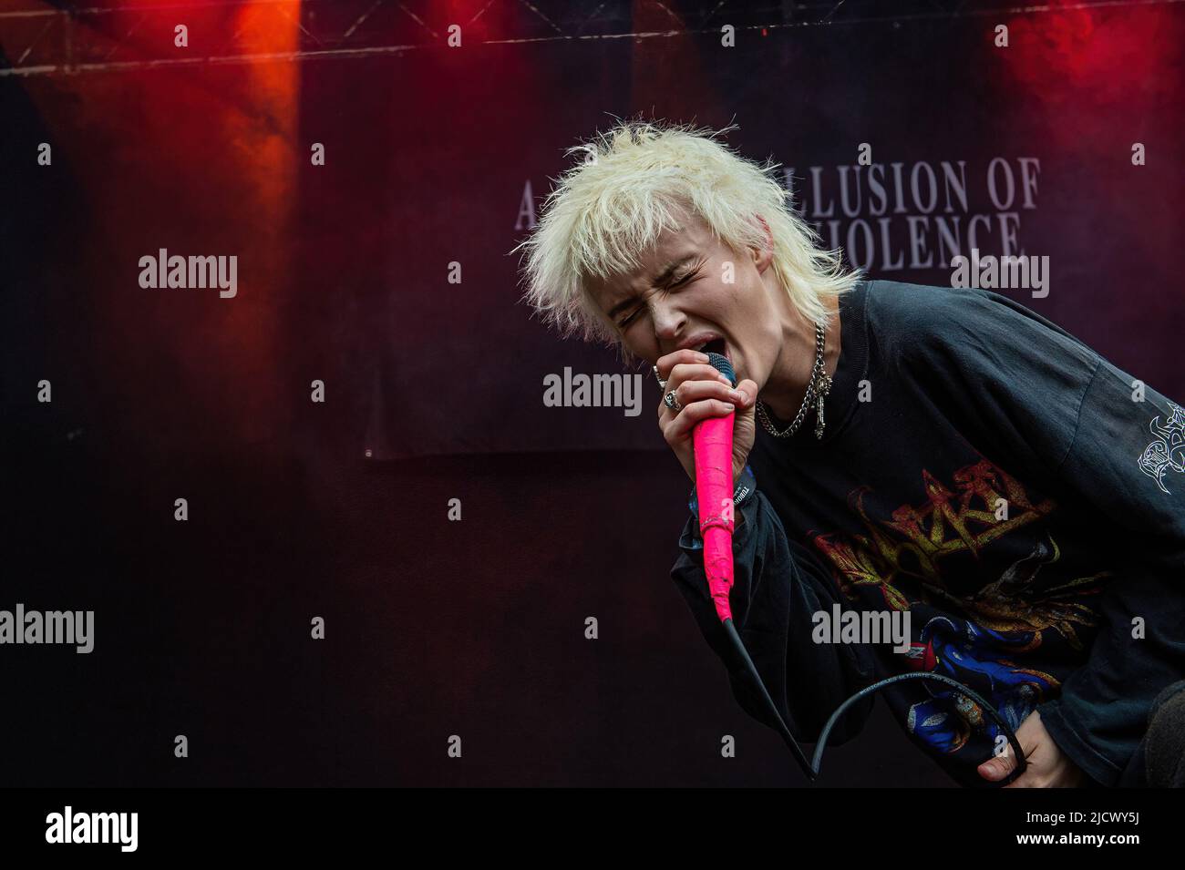 Copenhagen, Denmark. 15th June, 2022. The British rockband Wargasm ...