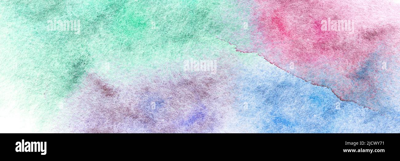 Watercolor texture background. Hand drawing horizontal art. Calligraphy ...