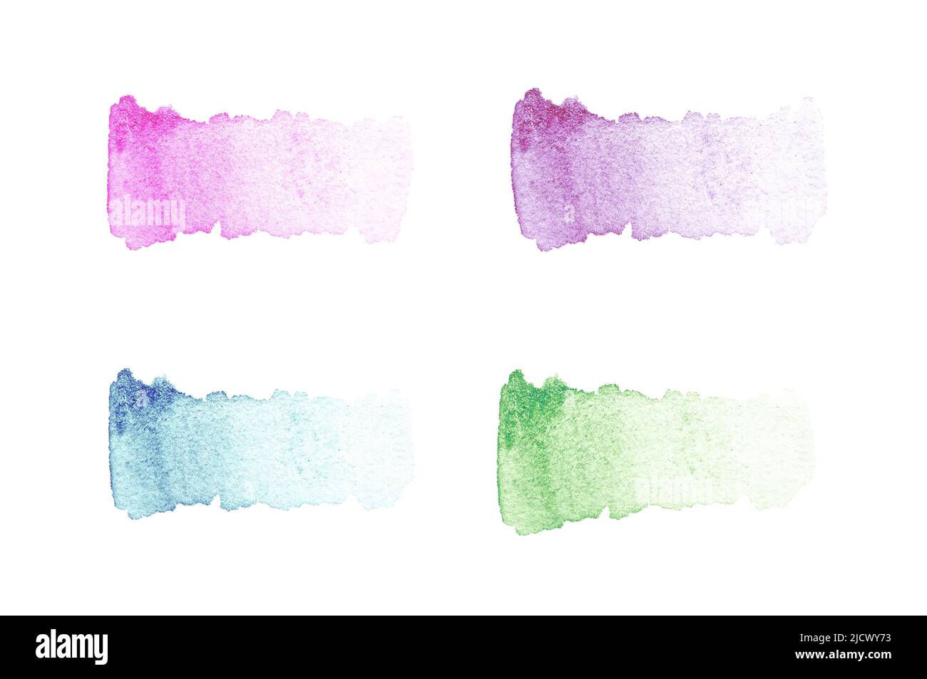 Watercolor texture stroke background. Hand drawing horizontal smear ...