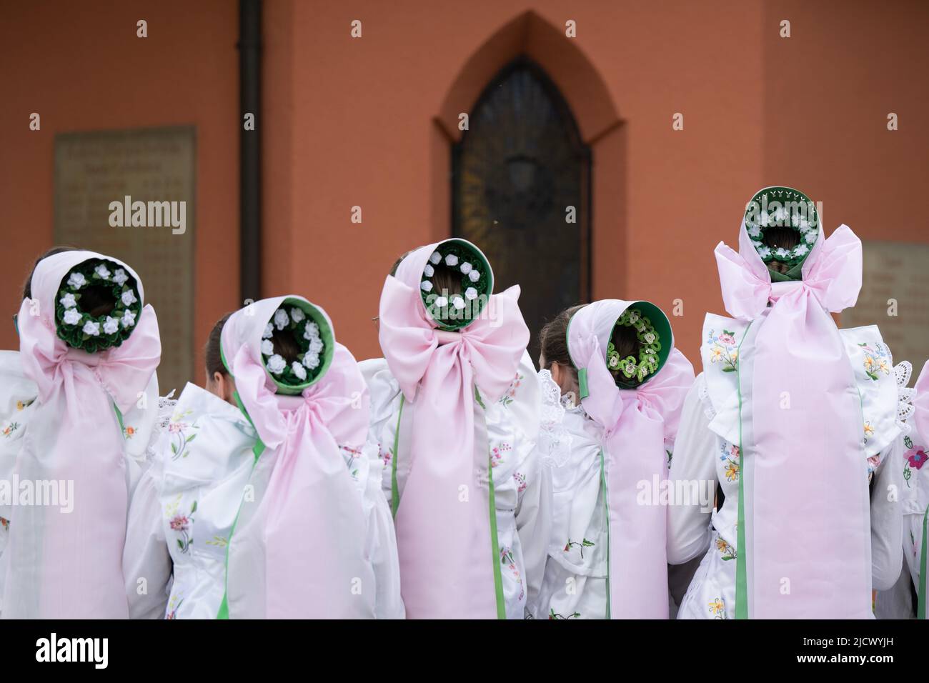Crostwitz, Germany. 16th June, 2022. The Druzhki, the Sorbian ...