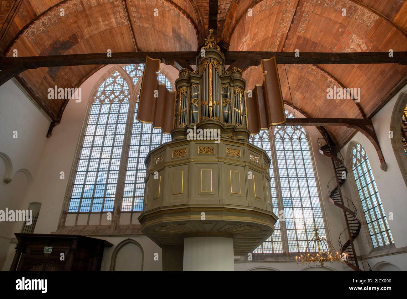 Organ Inside The Old Church At Amsterdam The Netherlands 15-6-2022 ...