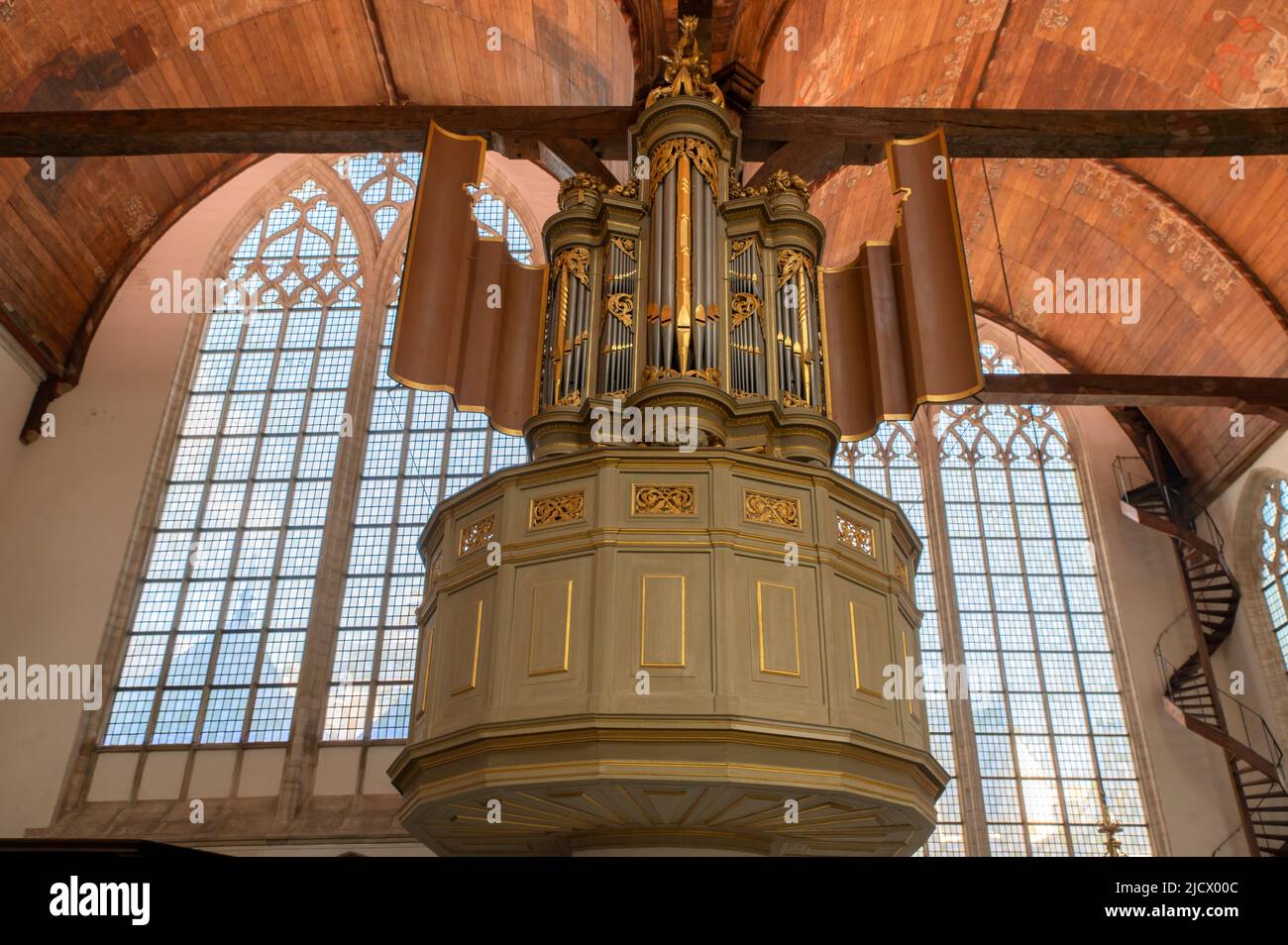 Organ Inside The Old Church At Amsterdam The Netherlands 15-6-2022 ...
