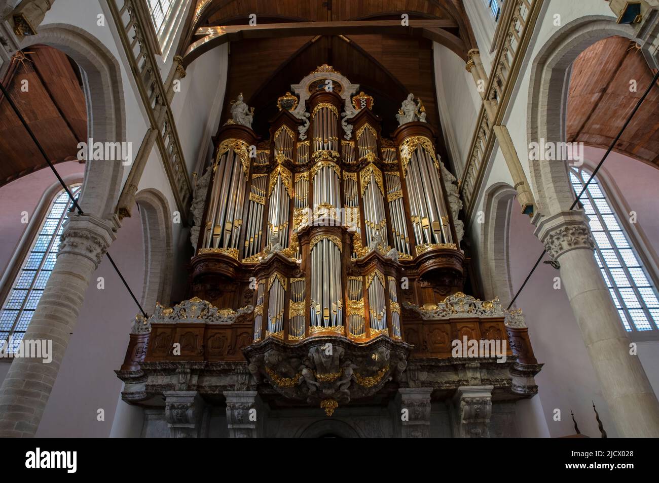 Organ Inside The Old Church At Amsterdam The Netherlands 15-6-2022 ...