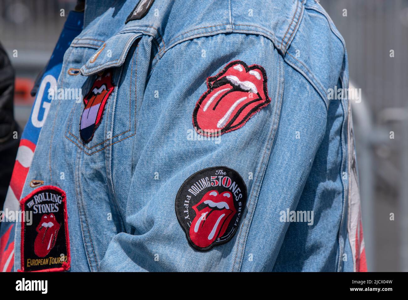 Rolling Stones Jacket At Amsterdam The Netherlands 13-6-2022 Stock ...