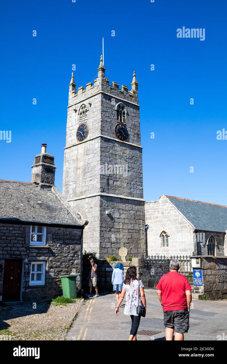 St Just Parish Church, Cornwall,uk Stock Photo - Alamy