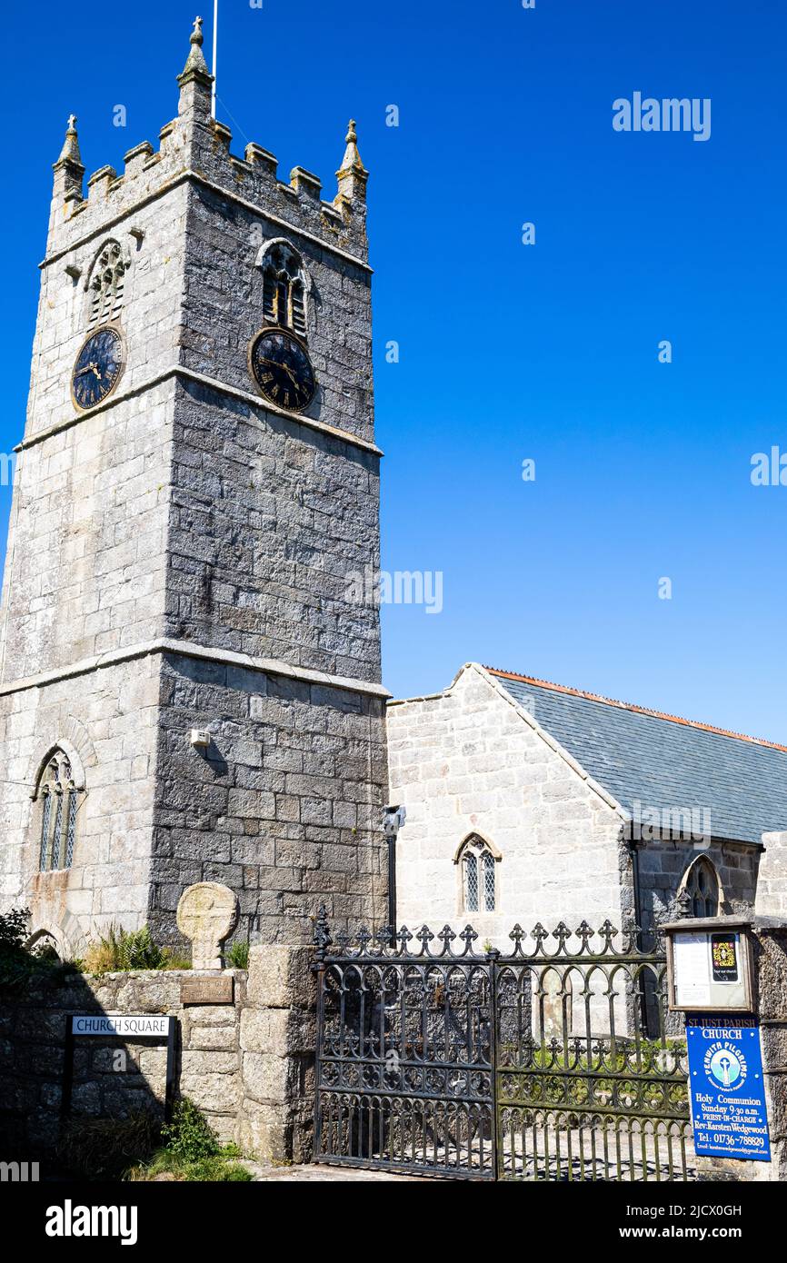 St Just Parish Church, Cornwall,uk Stock Photo - Alamy