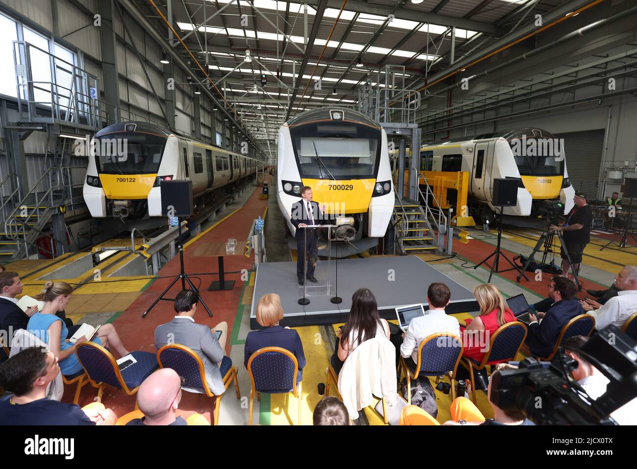 Transport Secretary Grant Shapps delivers a speech to set out the ...