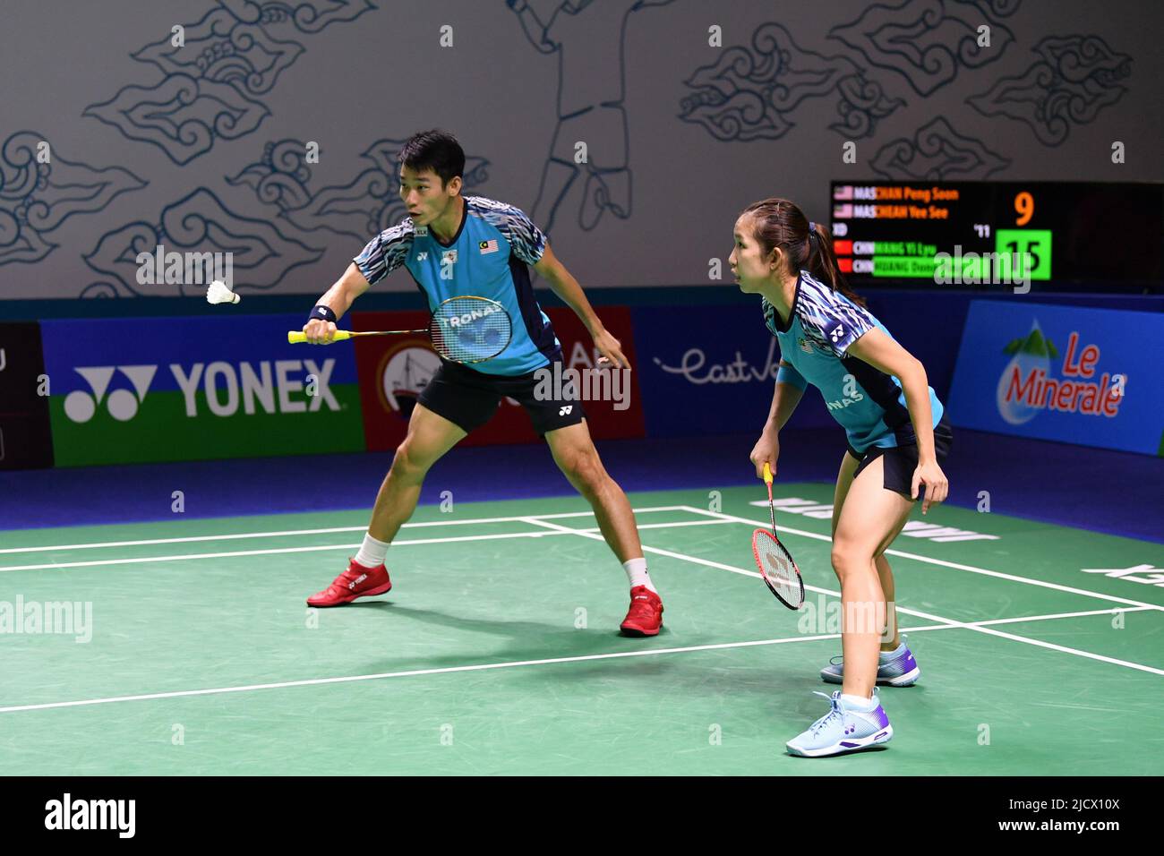 Jakarta, Indonesia. 16th June, 2022. Chan Peng Soon (L)/Cheah Yee See ...