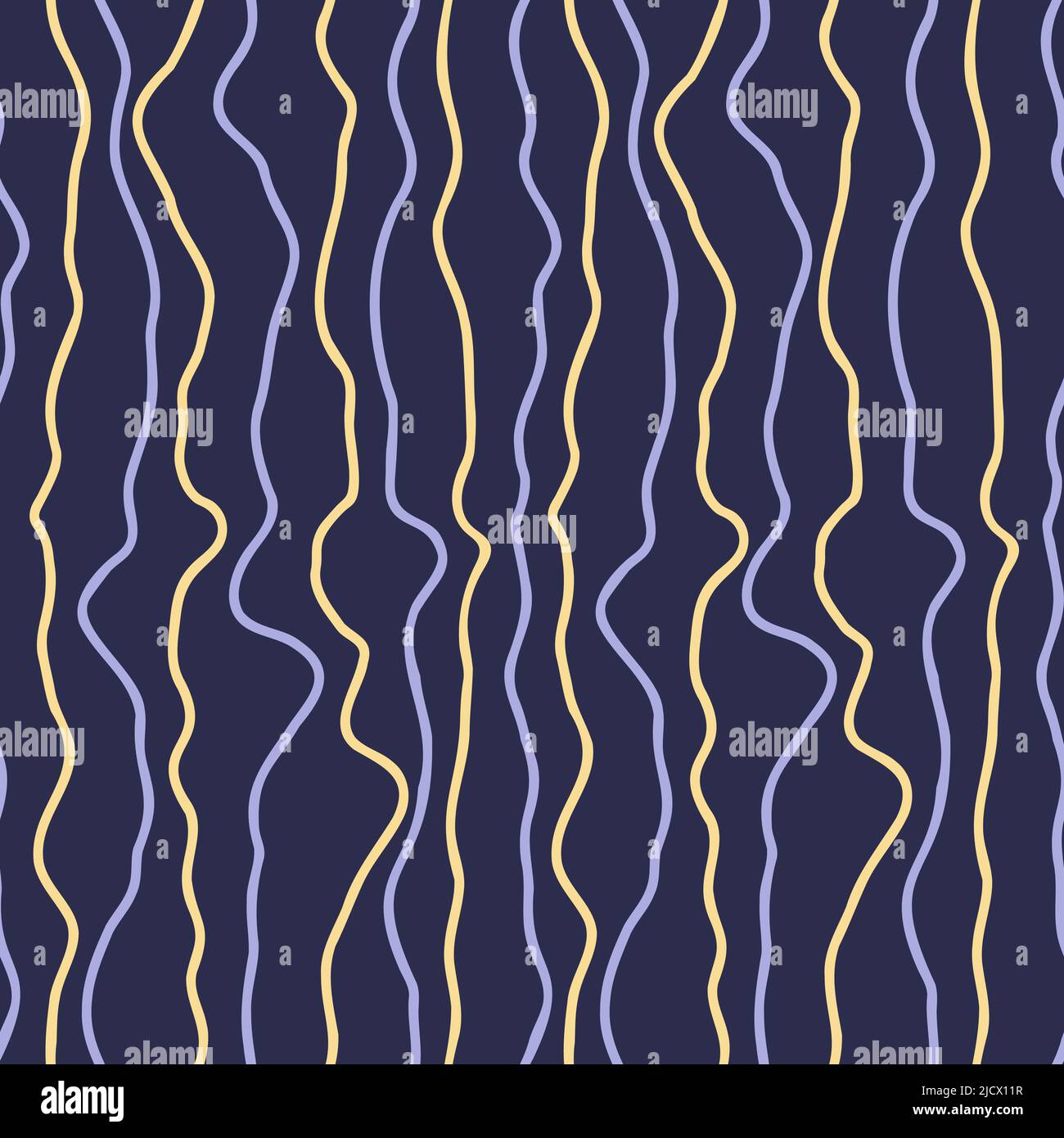Irregular wavy stripes seamless pattern, vertical curved lines texture ...