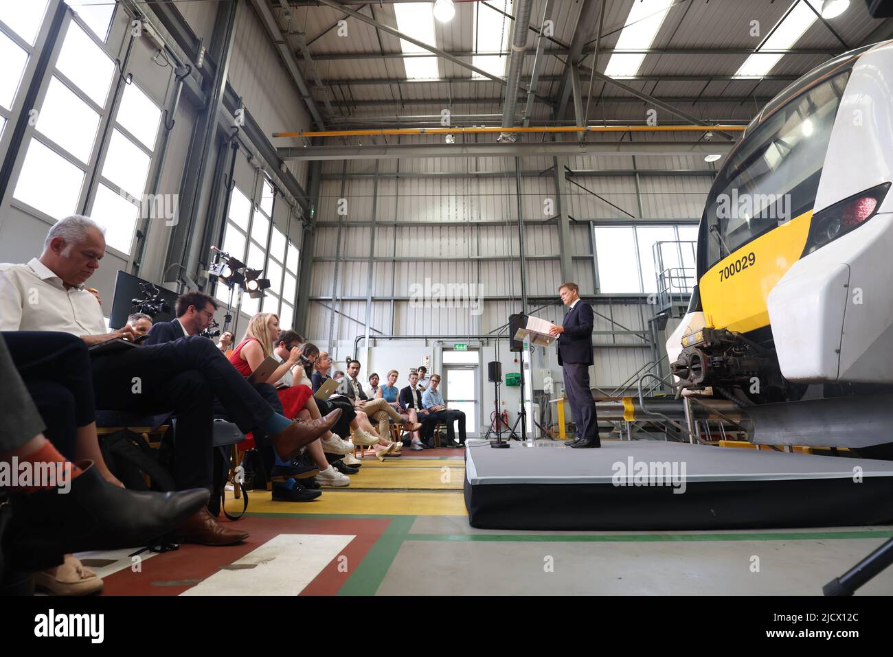 Transport Secretary Grant Shapps delivers a speech to set out the ...