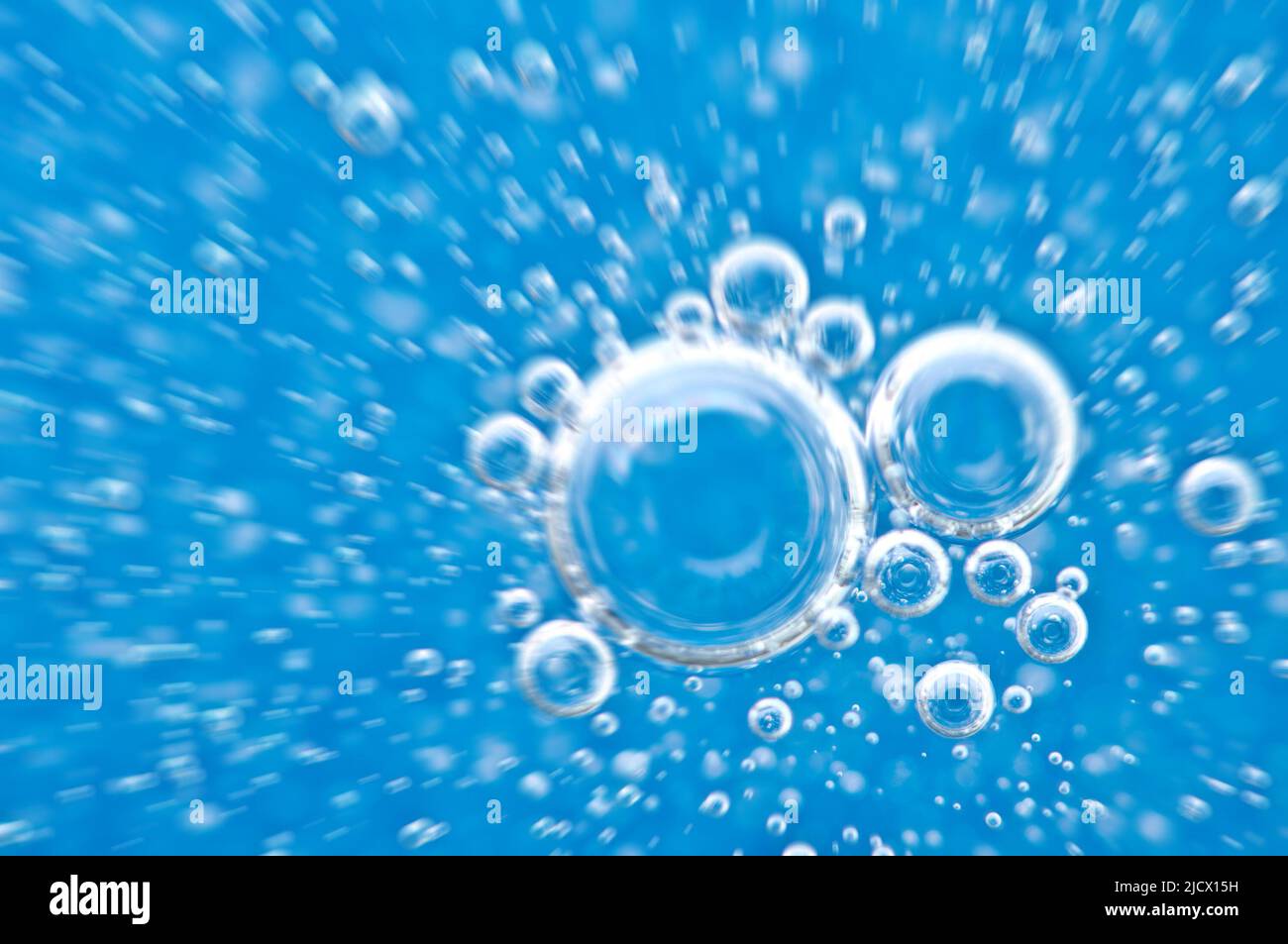 Water. Movement of air bubbles blue beautiful abstract underwater ...