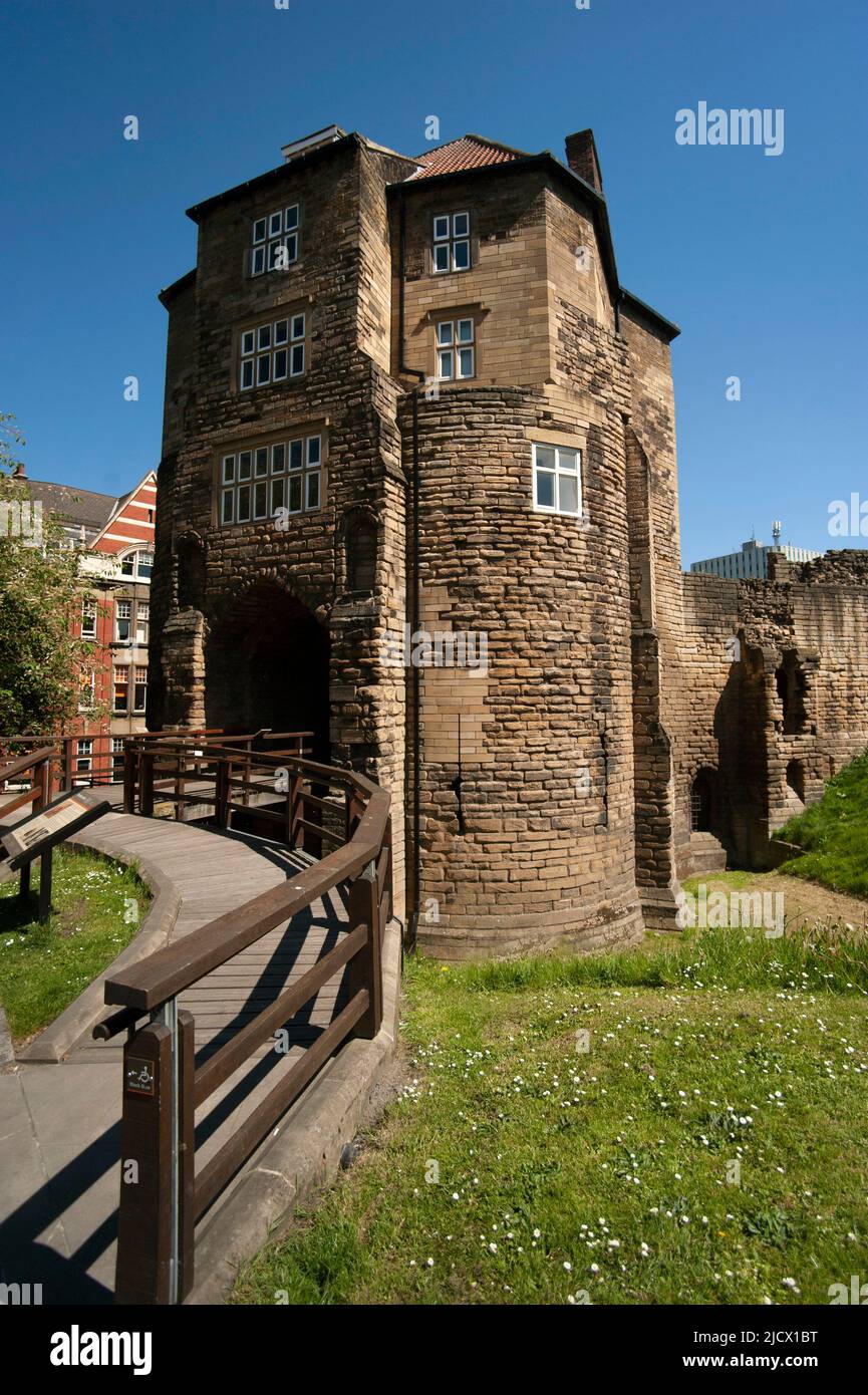 The Black Gate - Newcastle-upon-Tyne Stock Photo - Alamy