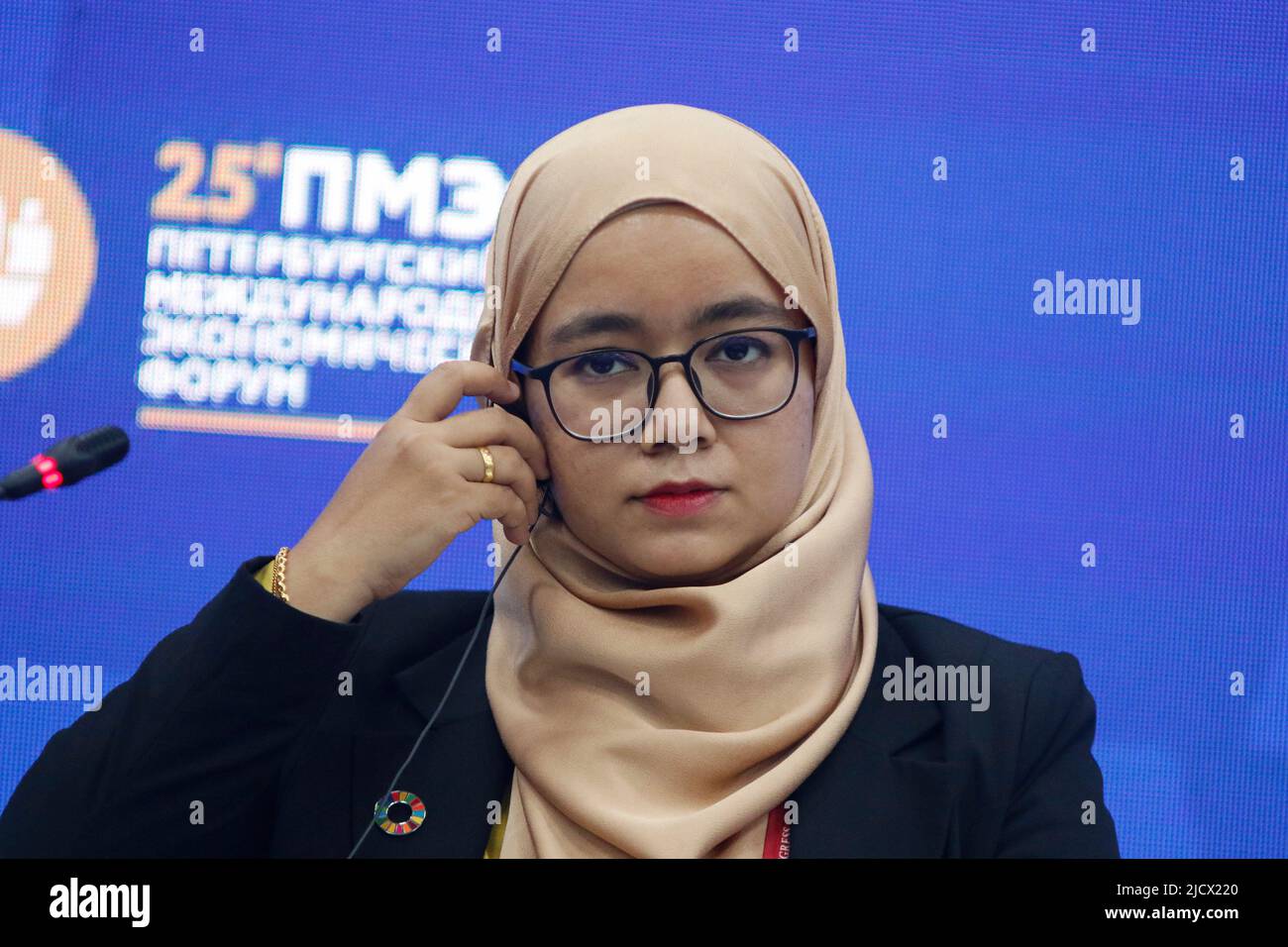 Saint Petersburg, Russia. 15th June, 2022. Sharifah Norizah, Chief ...