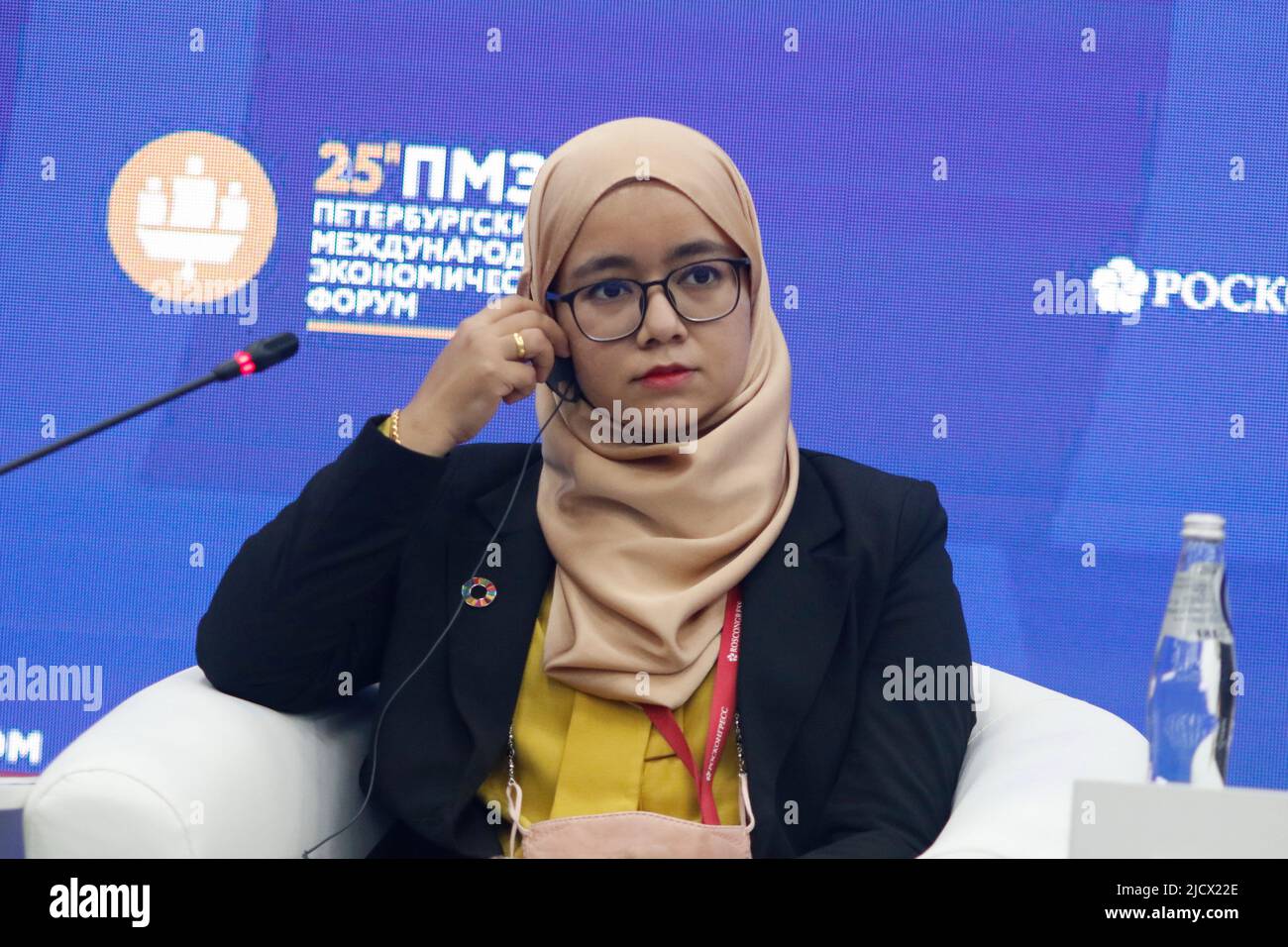 Saint Petersburg, Russia. 15th June, 2022. Sharifah Norizah, Chief ...