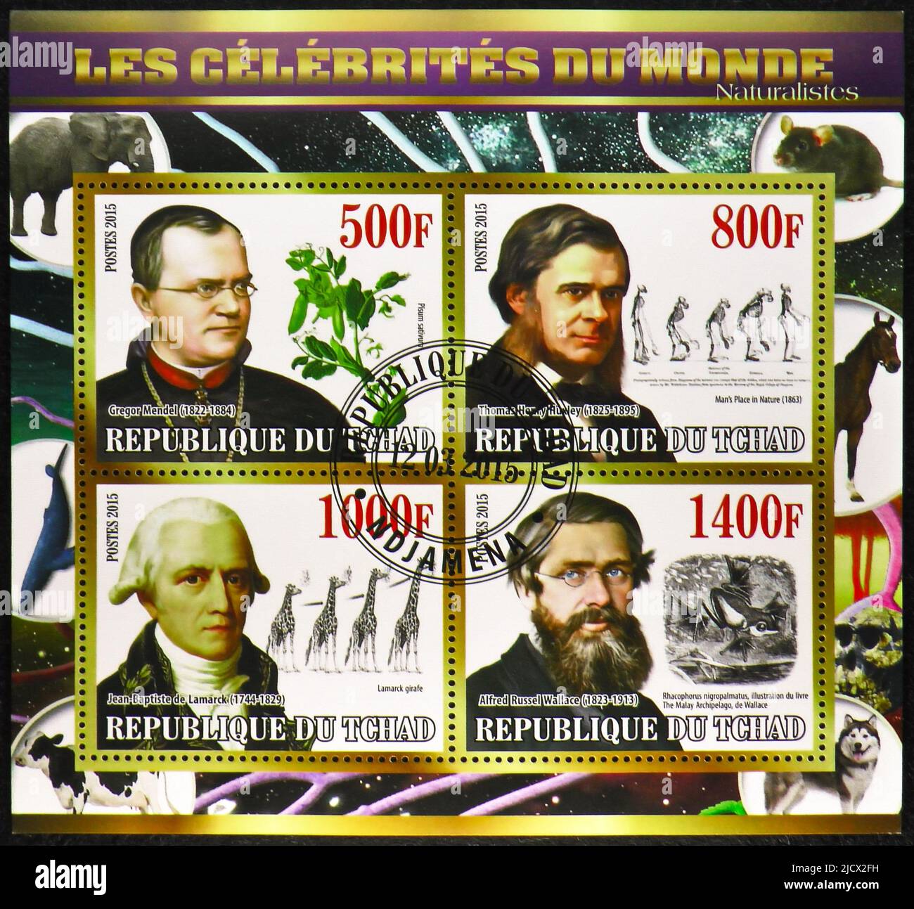 MOSCOW, RUSSIA - JUNE 12, 2022: Postage stamp printed in Chad shows ...