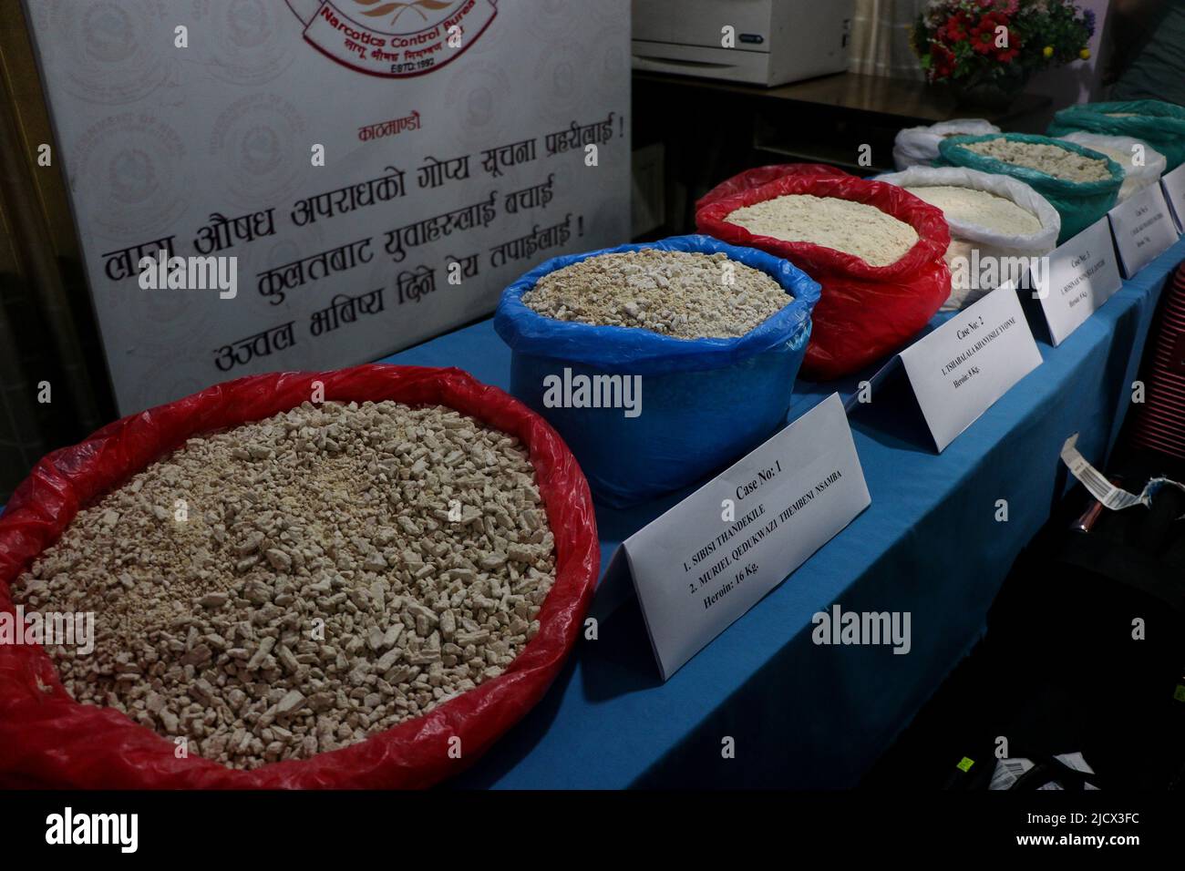 Kathmandu, NE, Nepal. 16th June, 2022. Narcotics Control Bureau of ...