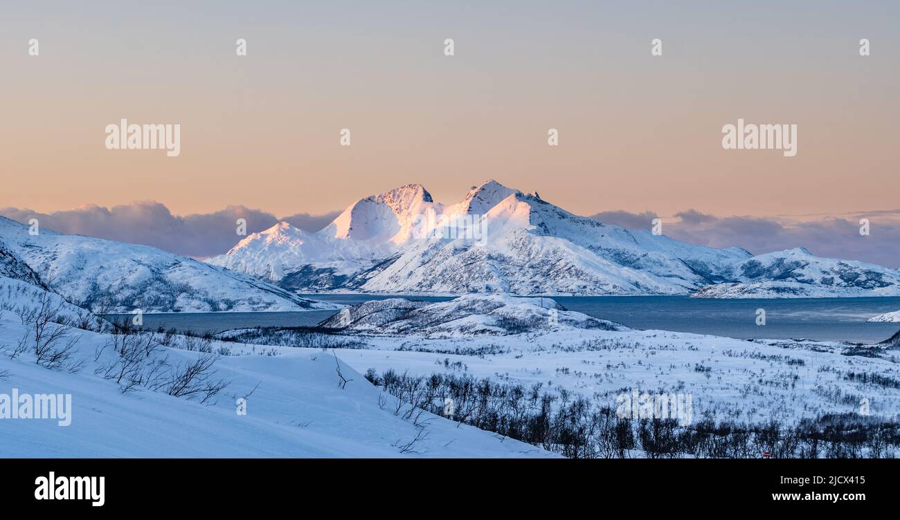 Winter Fjords in the north part of Norway, Tromso Stock Photo - Alamy